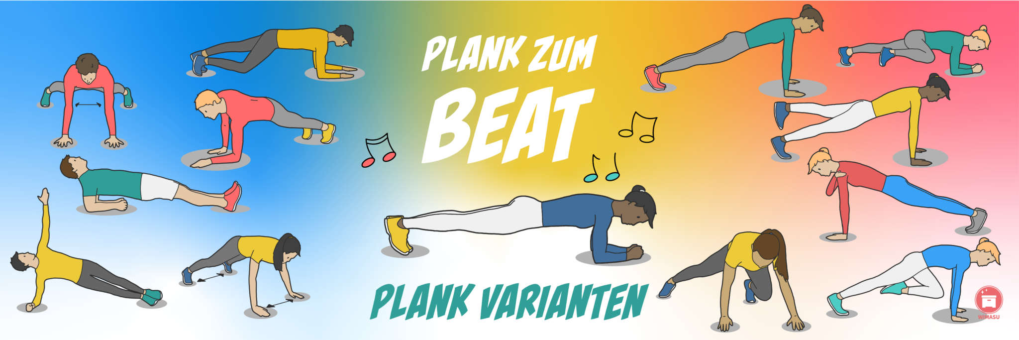 Plank zum Beat - wimasu.de