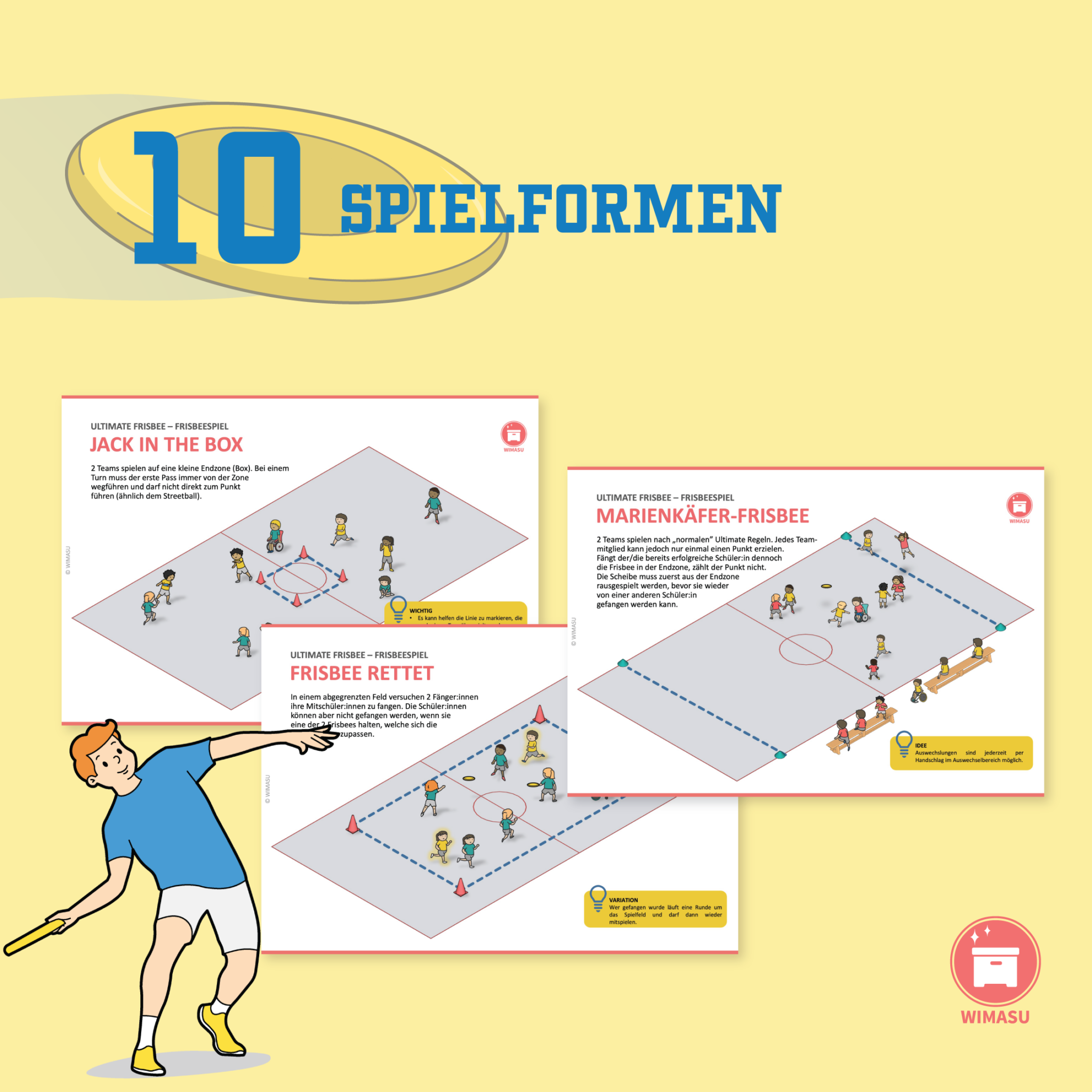 Ultimate Frisbee im Sportunterricht - wimasu.de