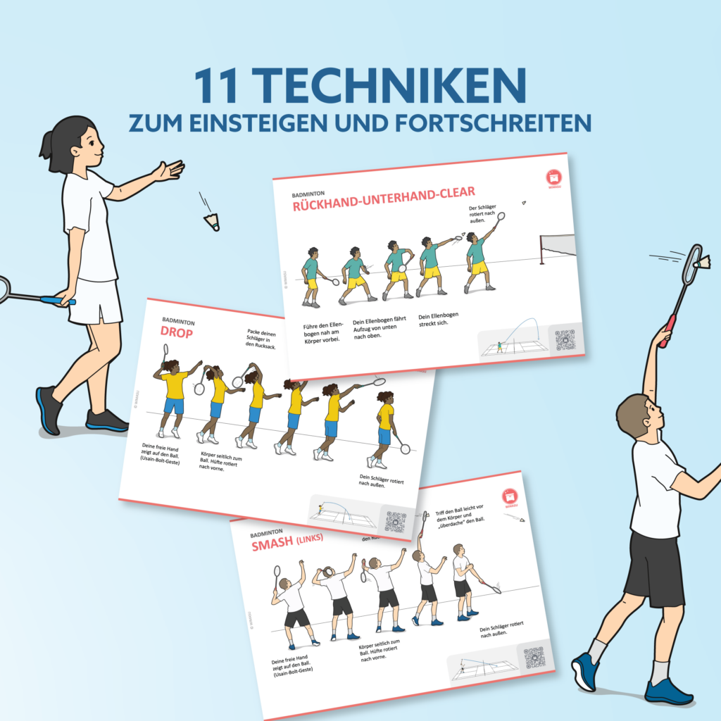 Badminton im Sportunterricht | Unterrichtsmaterial | WIMASU