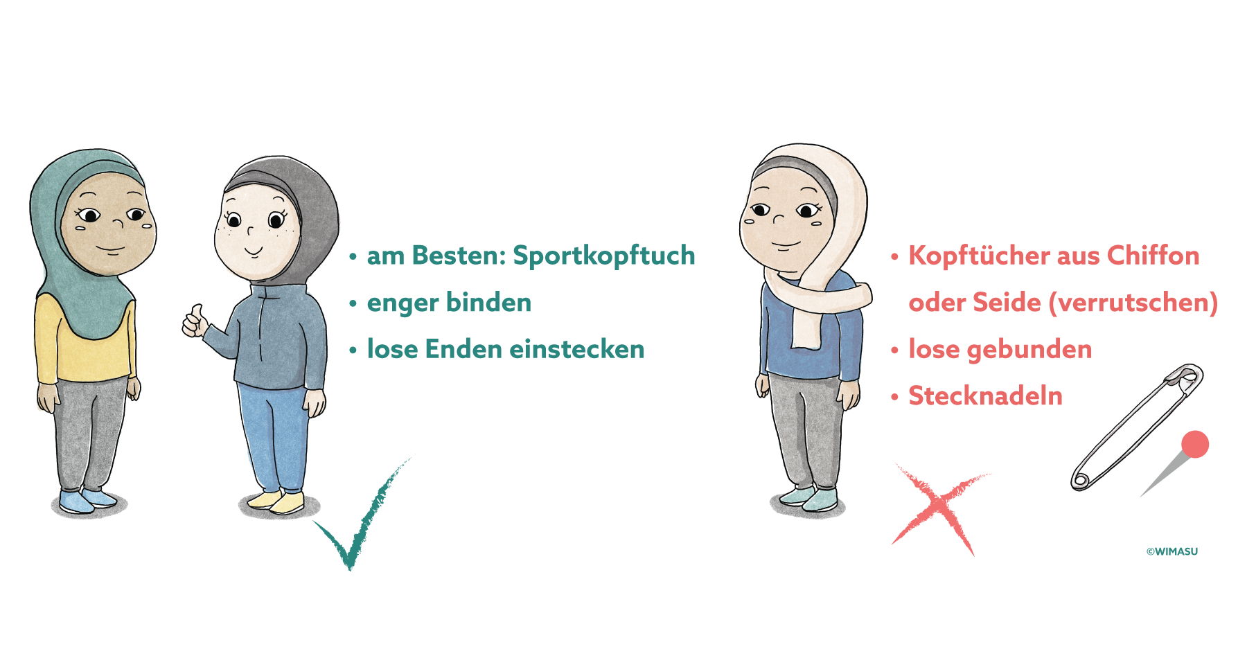 Schulsport mit Kopftuch - Tipps für eine sensible Beratung | wimasu