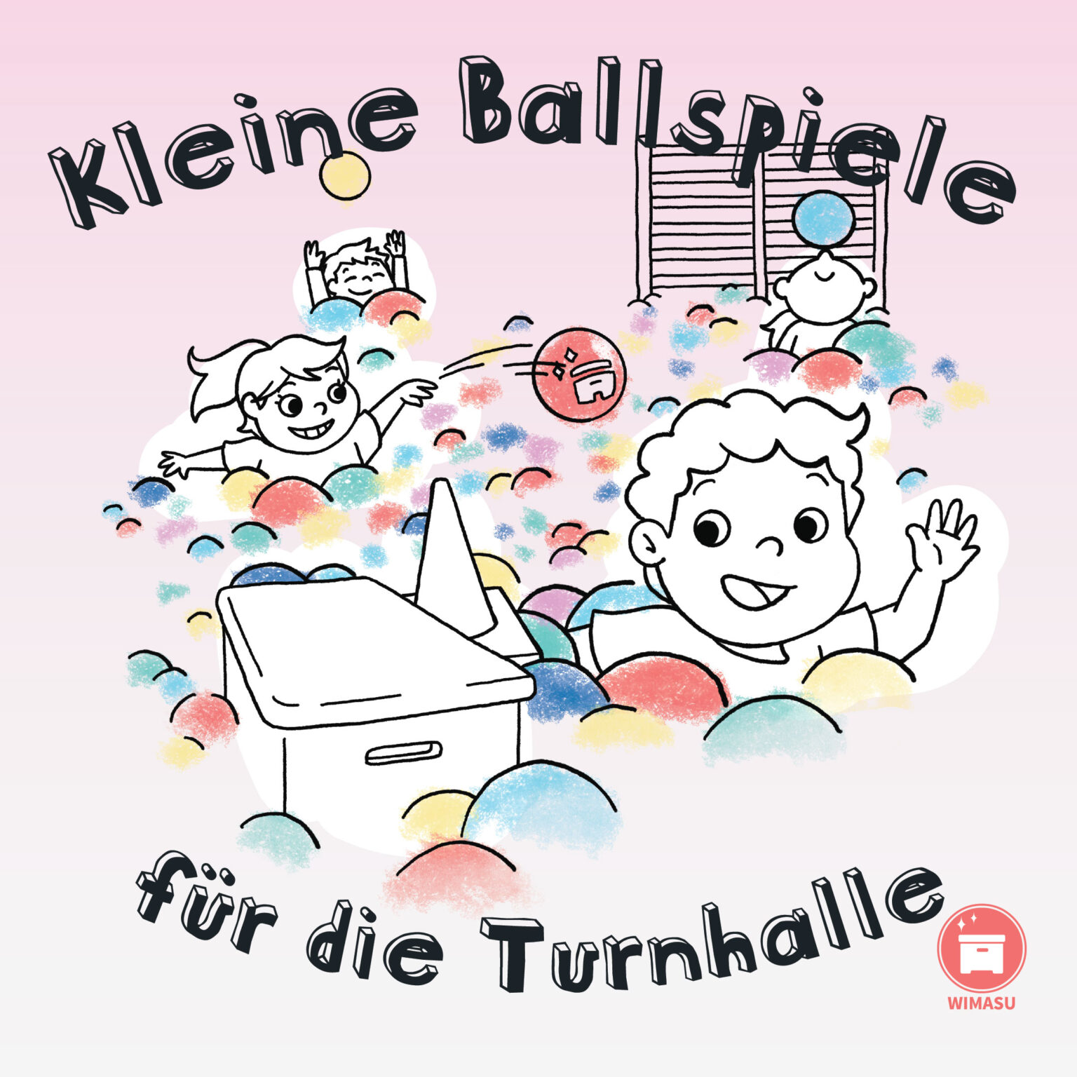 Kreative Ballspiele für die Turnhalle mit vielen Bällen | WIMASU