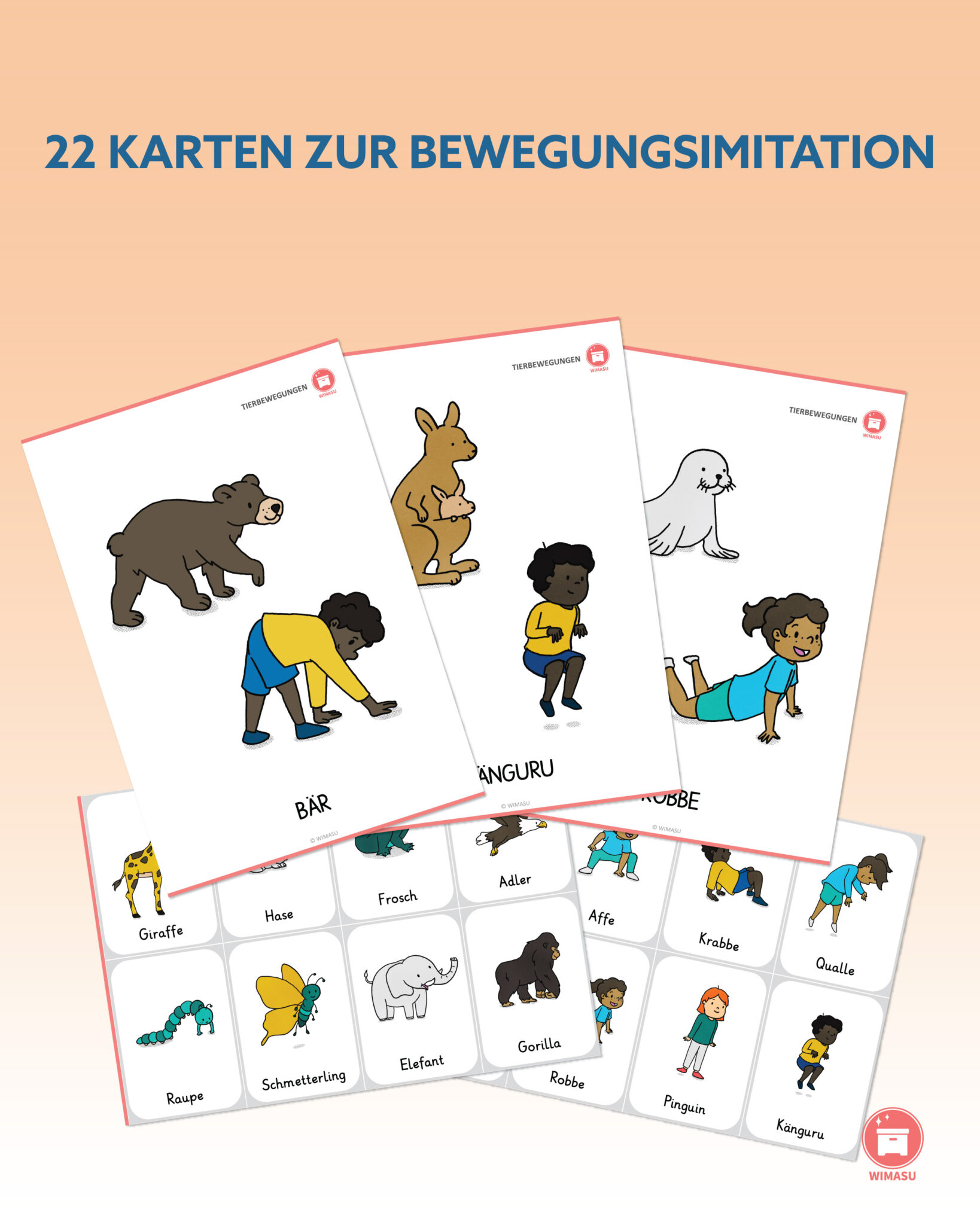 Kreative Tierbewegungen für den Sportunterricht | WIMASU