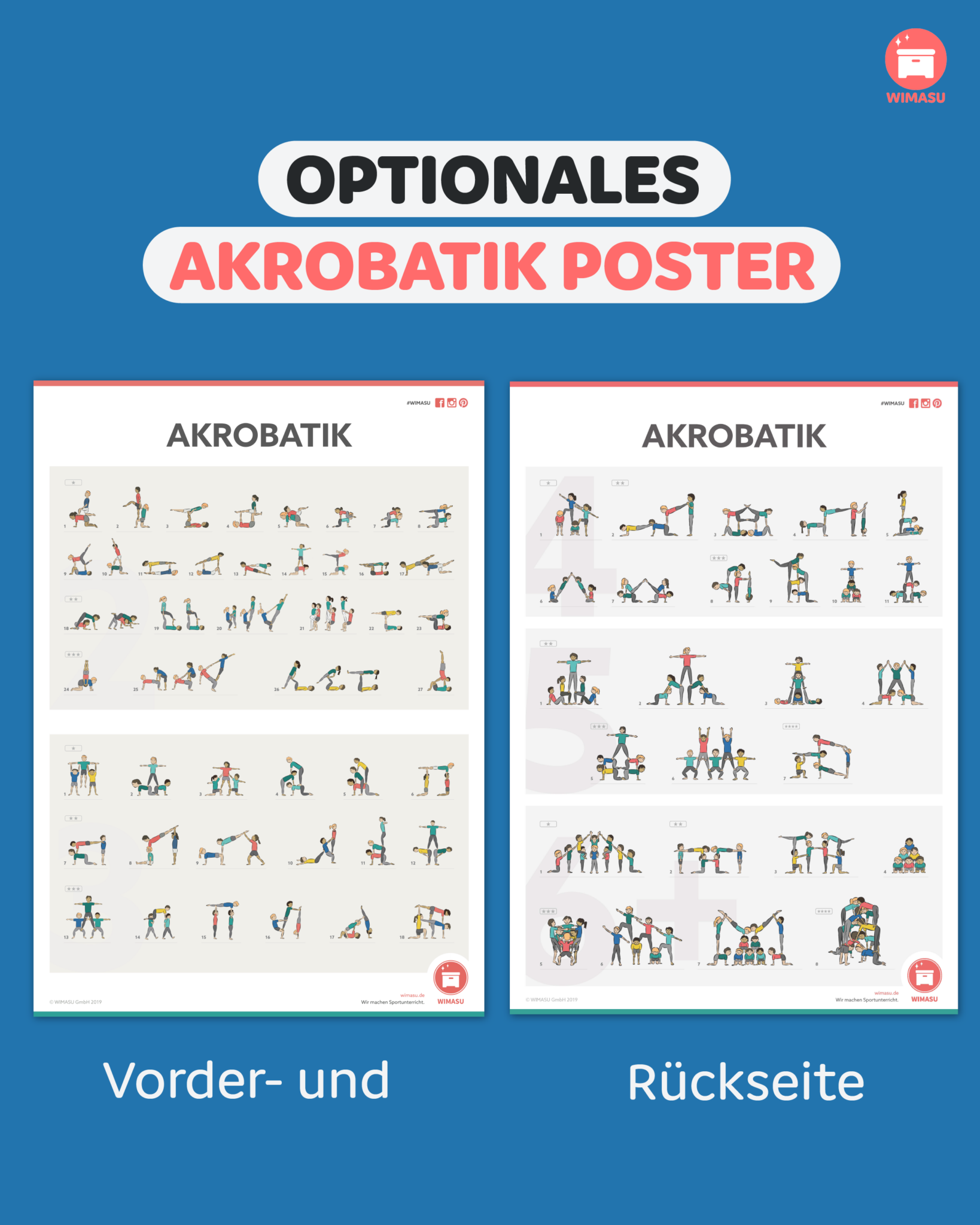 Die Akrobatik-Kartei gedruckt - Akrobatik im Sportunterricht lehren ...