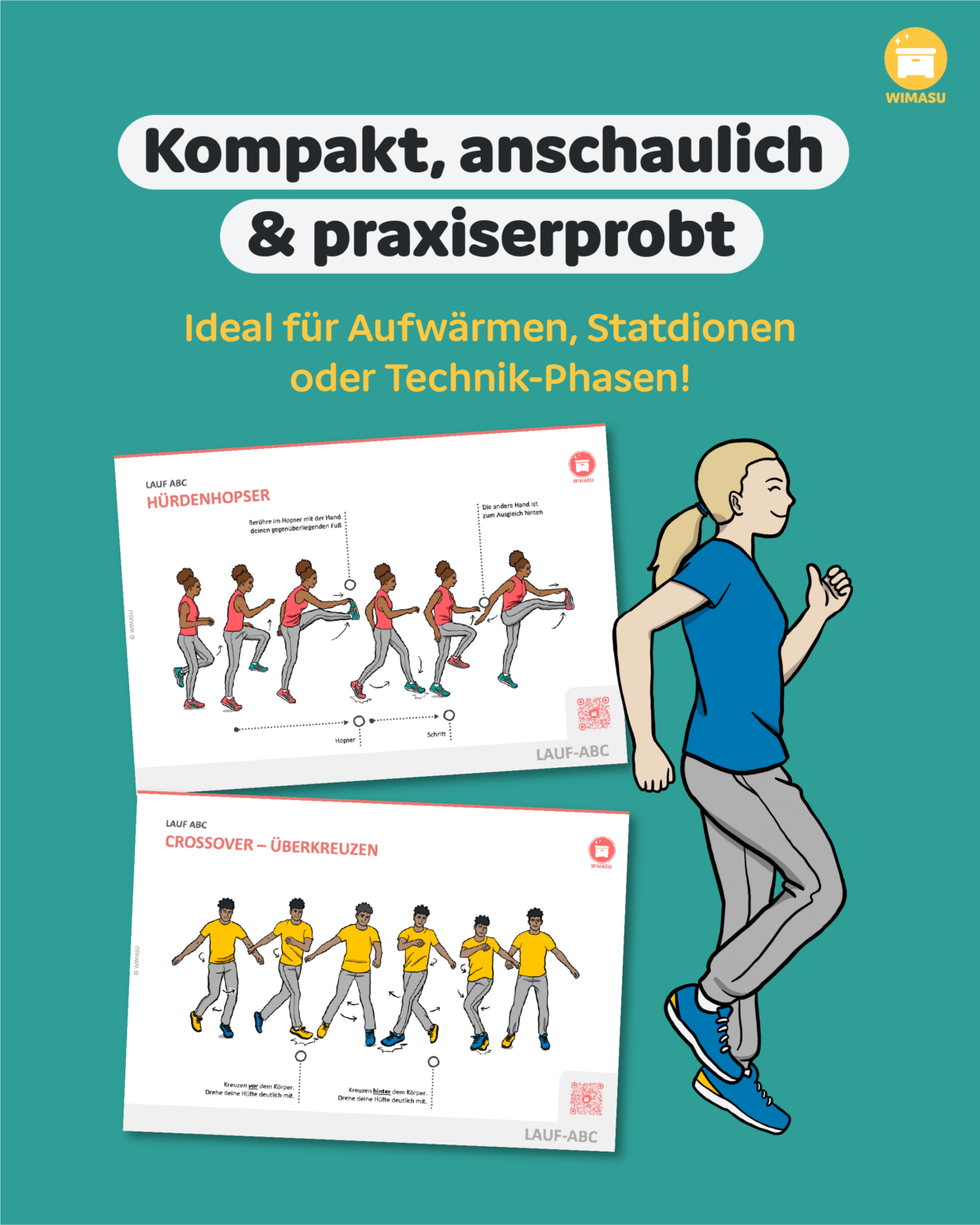 Lauf ABC im Sportunterricht | Unterrichtsmaterial von WIMASU
