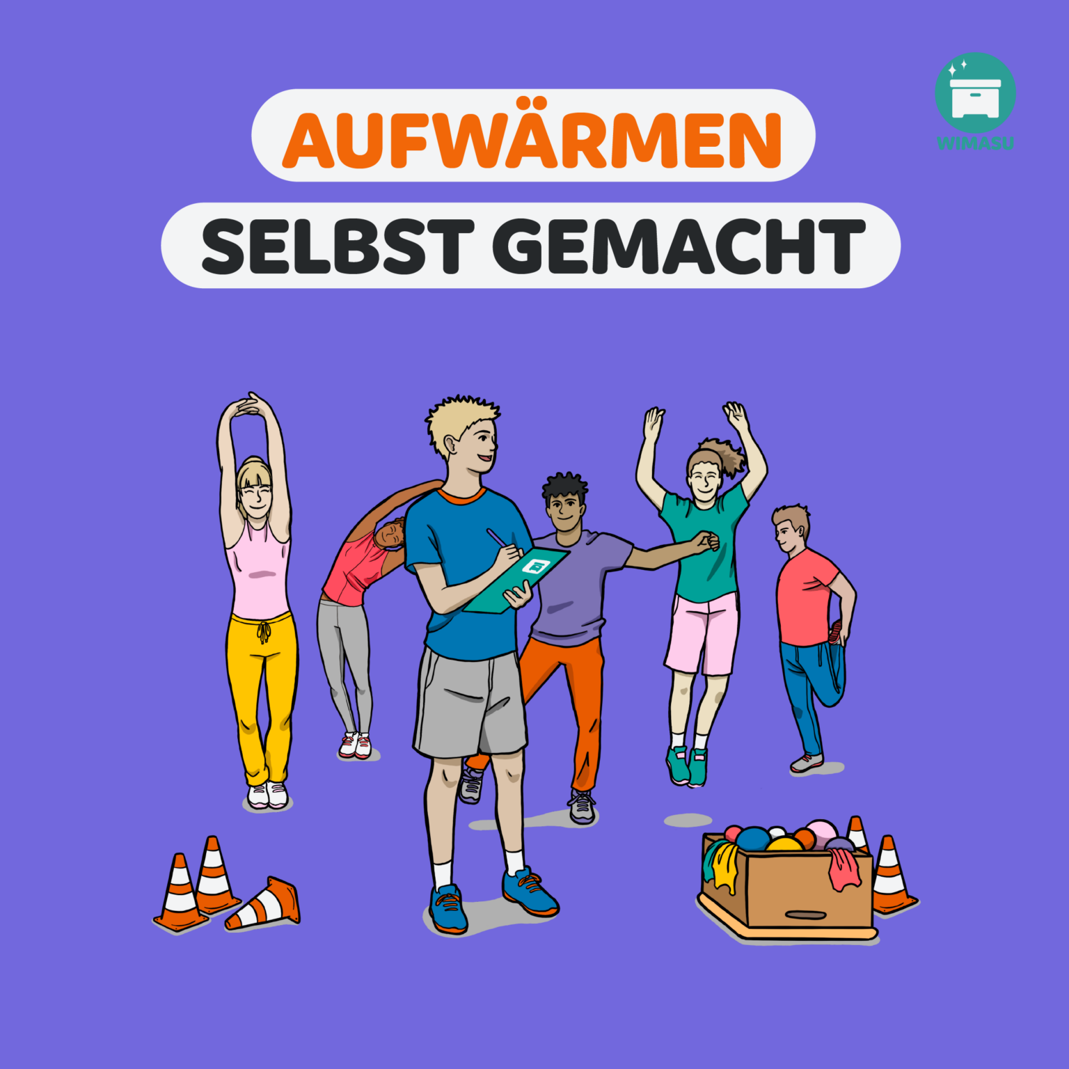 Lauf ABC im Sportunterricht | Unterrichtsmaterial von WIMASU